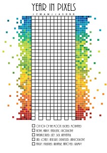FREE Yearly Mood Tracker: Year in Pixels – 365 Days of Dana