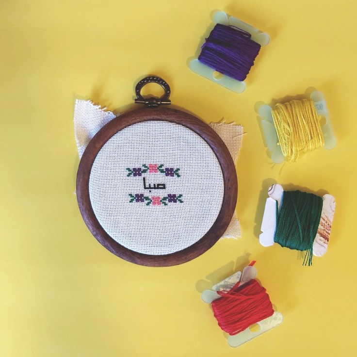 DIY Embroidery Keychain | Cross-Stitch Keychain – 365 Days of Dana