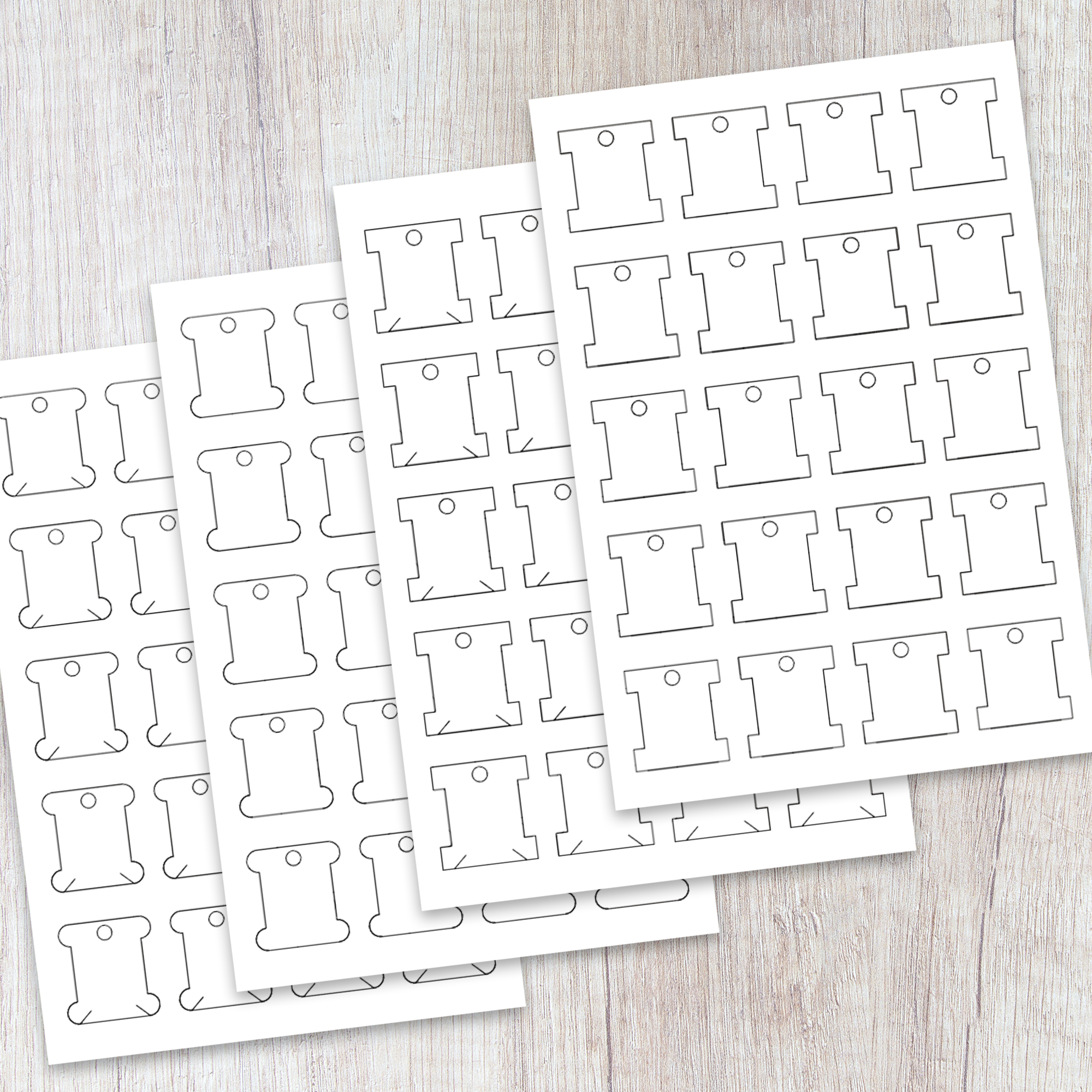 DIY Embroidery Floss Bobbins and How to Organize Your Embroidery Floss ...