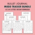 FREE Monthly Mood Tracker Printable: Watermelon Slices – 365 Days of Dana