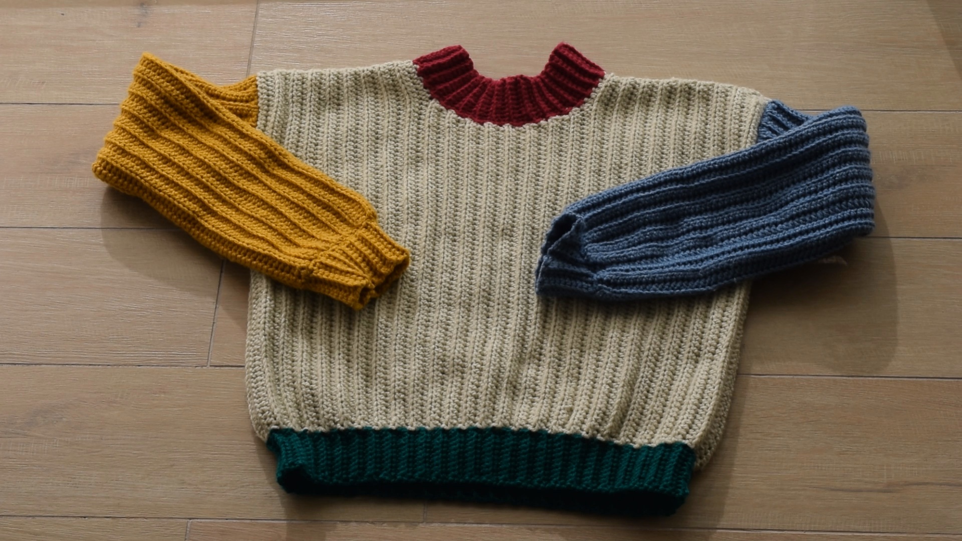 Ribbed Sweater Crochet Pattern – 365 Days of Dana