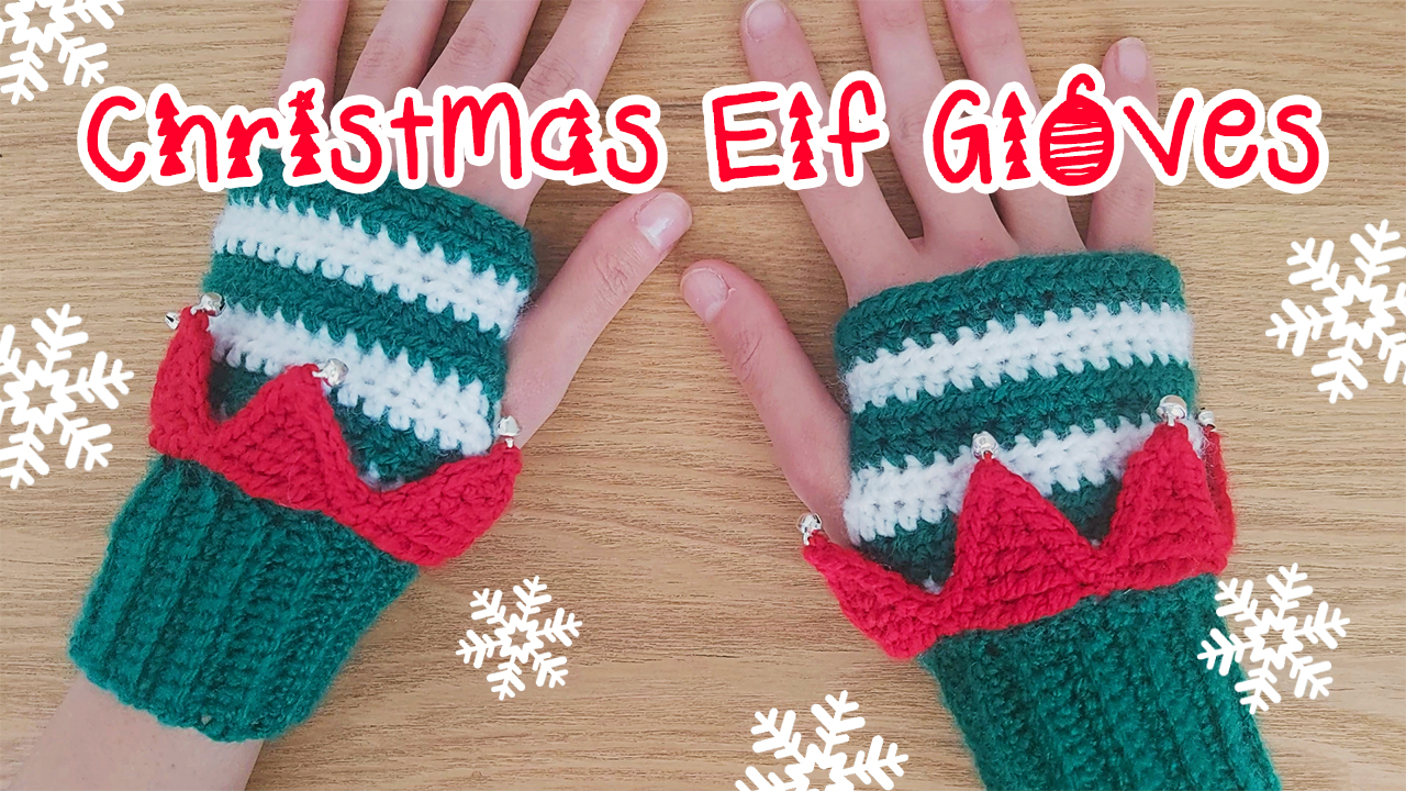 Crochet Fingerless Elf Gloves Pattern – 365 Days of Dana