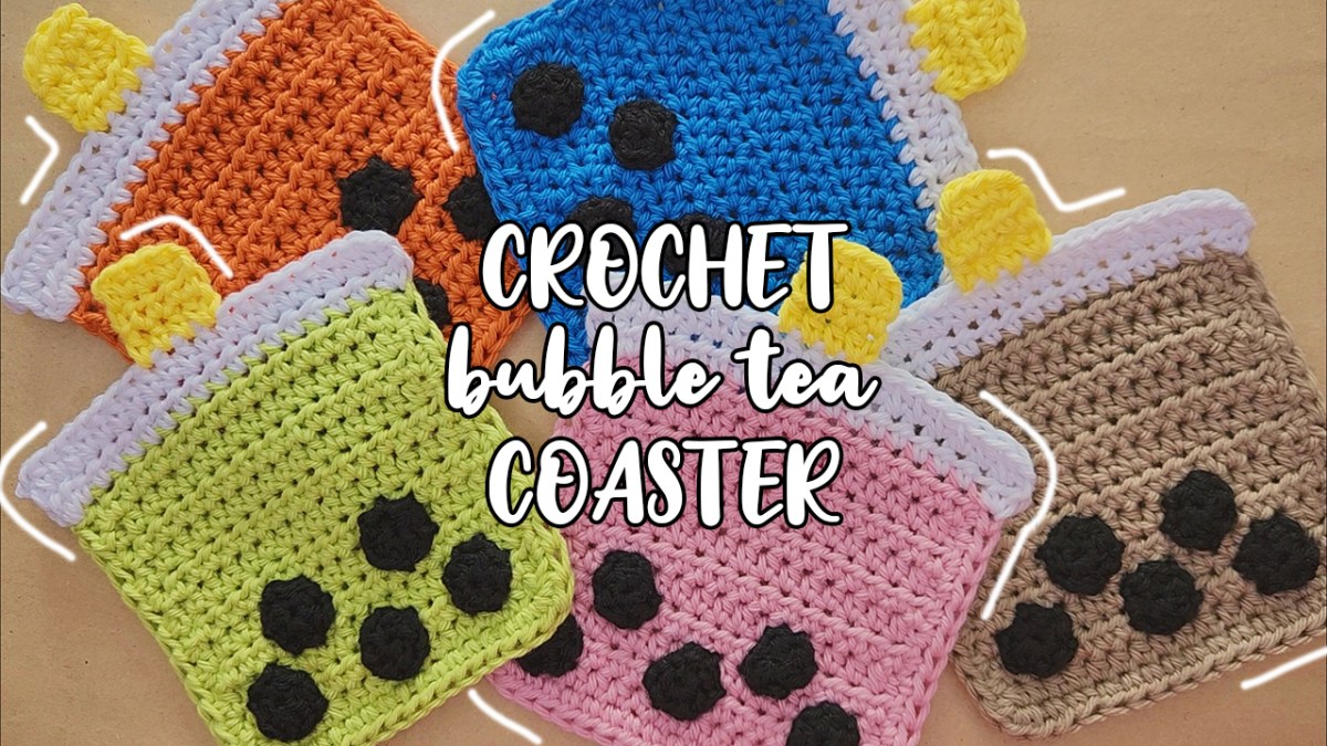 Crochet Boba Coatser Pattern | Free Pattern + Video Tutorial – 365 Days ...